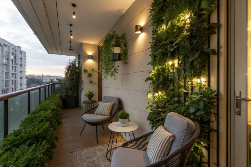 18+ Creative Balcony Wall Ideas to Refresh Your Space