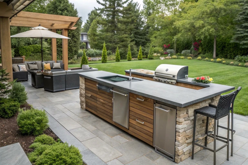 20+ Inspiring BBQ Island Countertop Ideas