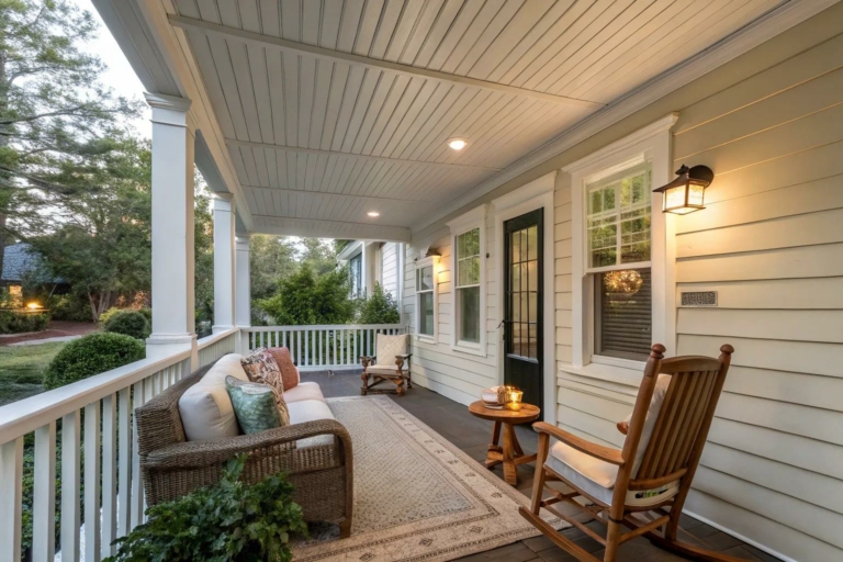 16+ Brilliant Covered Porch Lighting Ideas