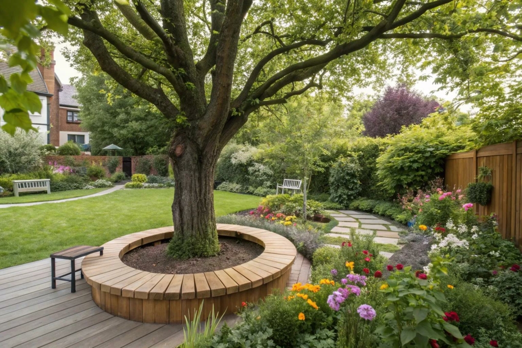 15+ Creative Bricks Around Tree Ideas