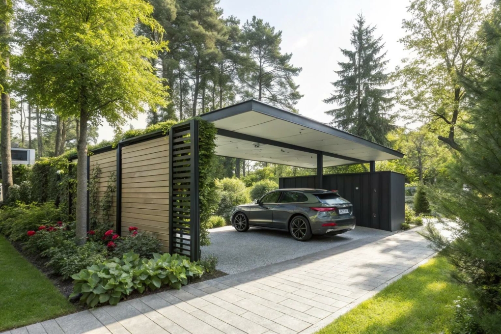 16+ Stylish Carport Privacy Screen Ideas