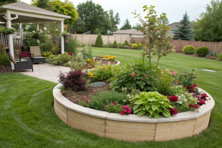 16+ Creative Circular Raised Garden Bed Ideas