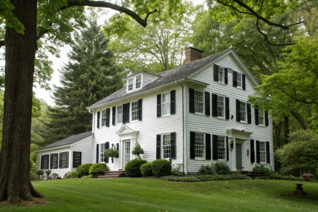 16+ Charming Colonial House Exterior Ideas