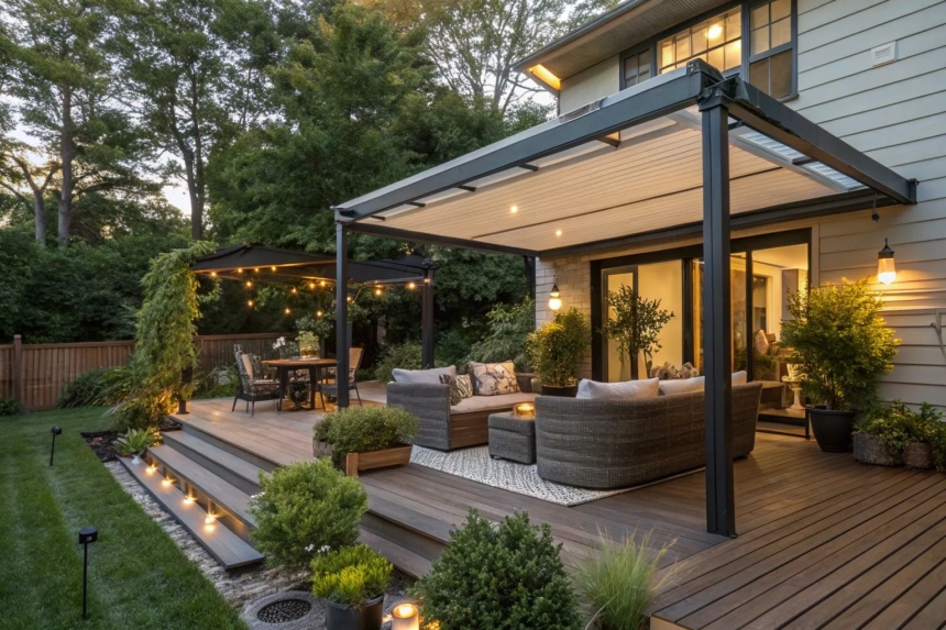 20+ Stylish Deck with Awning Ideas for Your Home