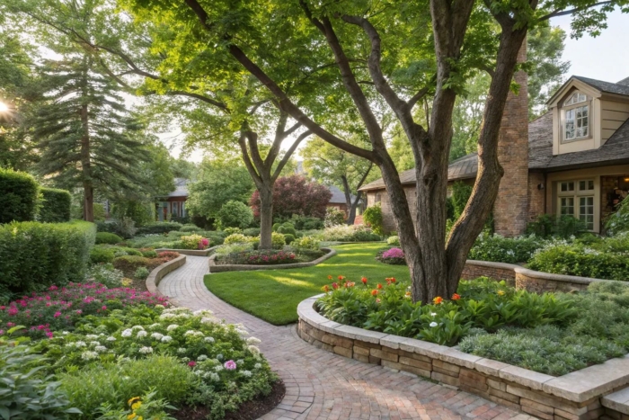 16+ Creative Edging Ideas Around Trees