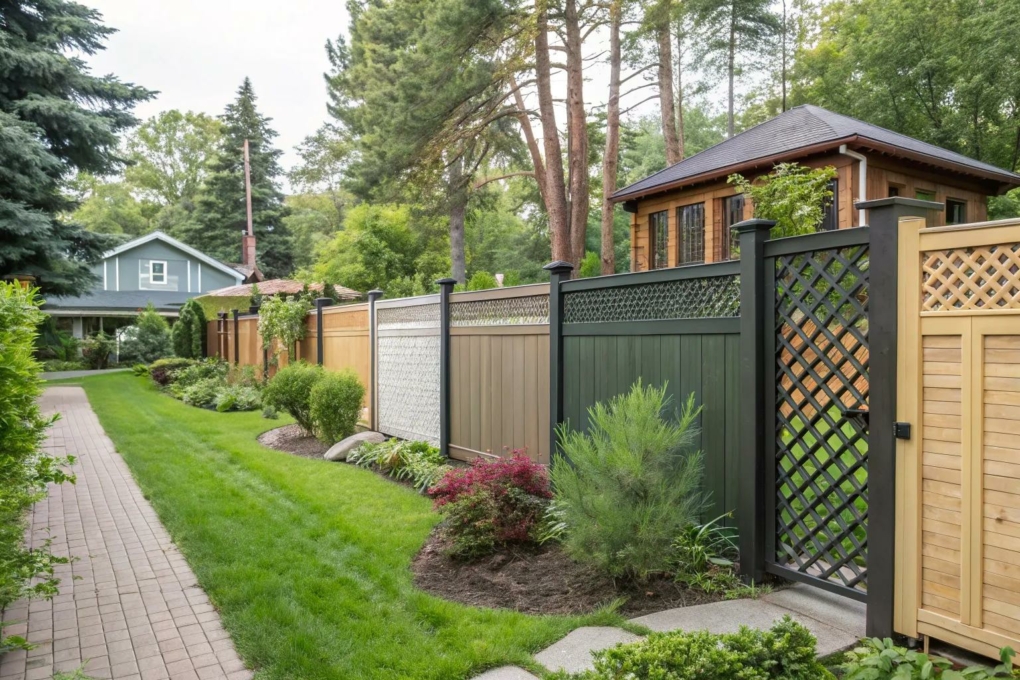 17+ Stylish Modern Concrete Fence Design Ideas