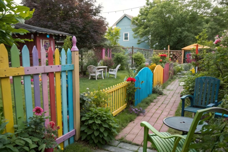 16+ Creative Fence Paint Ideas for a Fresh Look