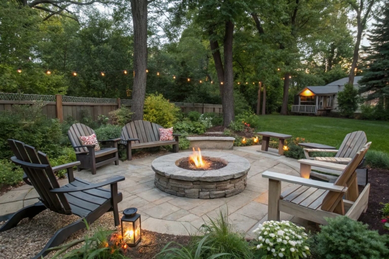 18+ Creative Fire Pit Base Ideas for Your Backyard