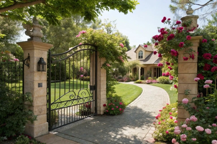 12+ Creative Front Porch Gate Ideas