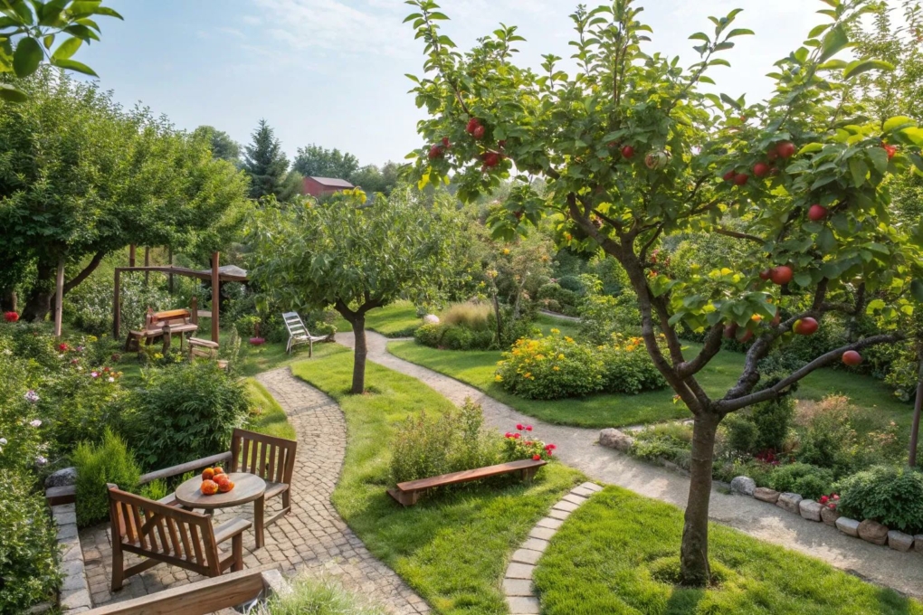 14+ Creative Fruit Tree Garden Layout Ideas