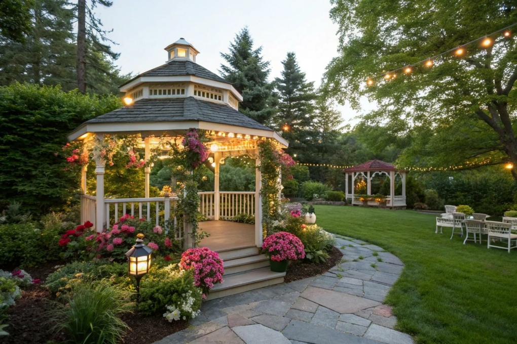 19+ Charming Rustic Gazebo Ideas for Your Backyard