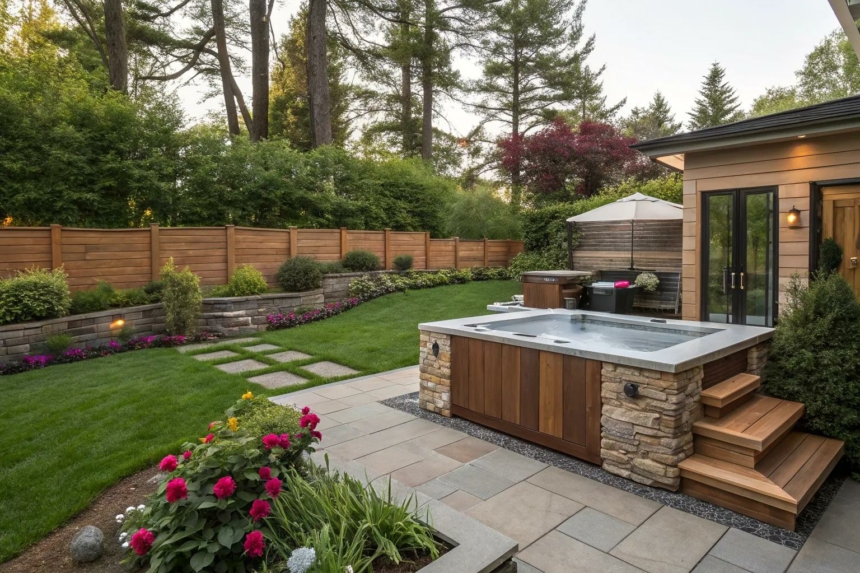 17+ Stylish Hot Tub Siding Ideas for Your Backyard