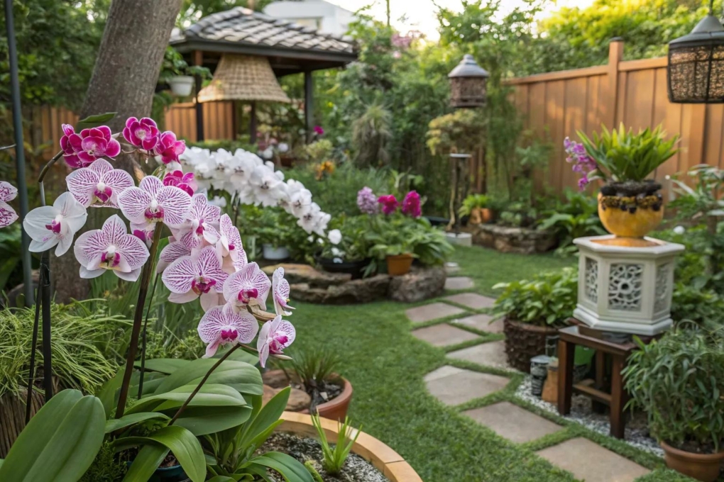 17+ Creative Ways to Display Orchids Outdoors