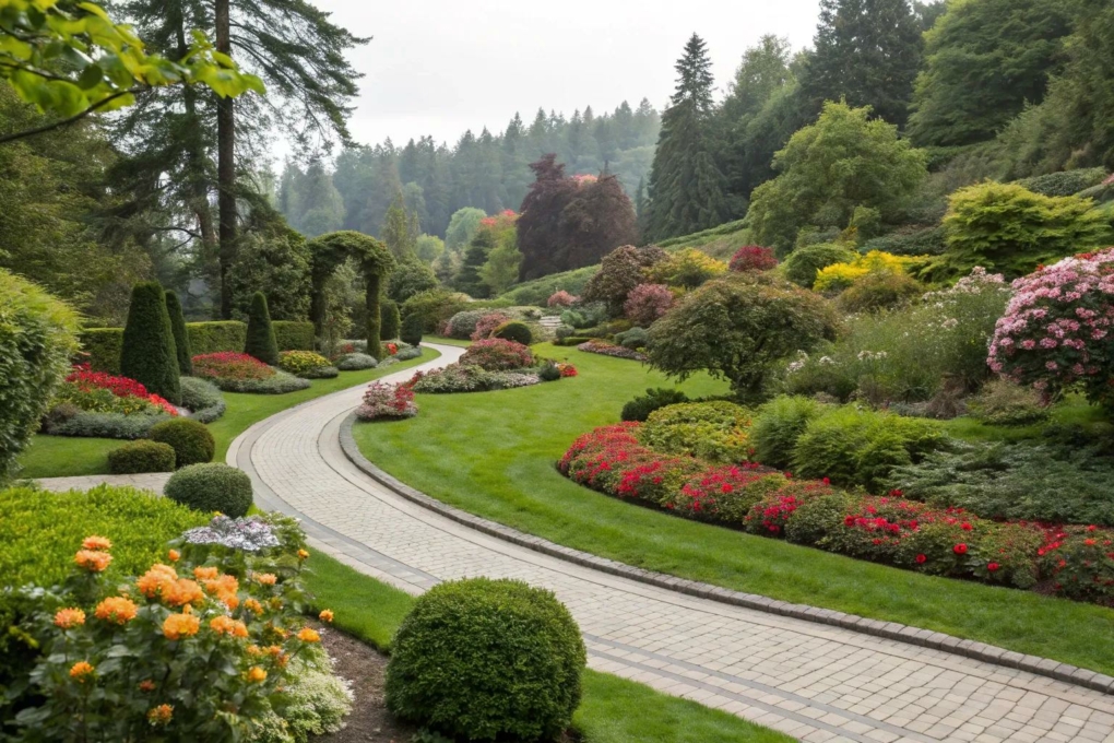 18+ Inspiring Pine Tree Landscape Ideas