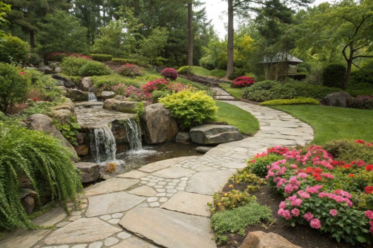 16+ Stunning Rock Landscaping Ideas Around Pools