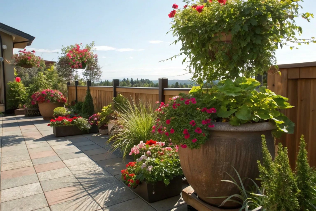 20+ Inspiring Large Container Garden Ideas