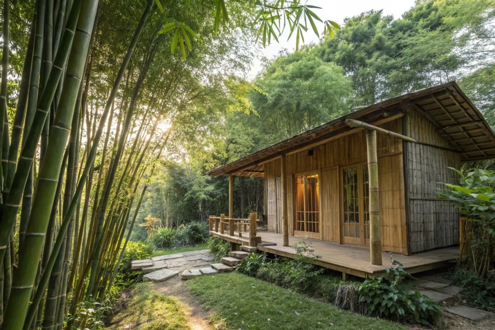 16+ Creative Low Cost Bamboo House Design Ideas