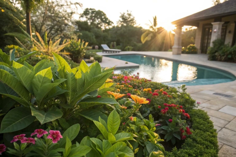 19+ Low-Maintenance Poolside Plant Ideas