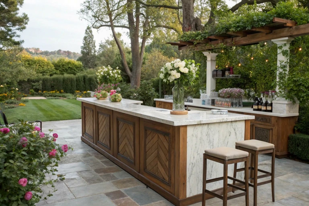 15+ Inspiring Rustic Outdoor Bar Ideas