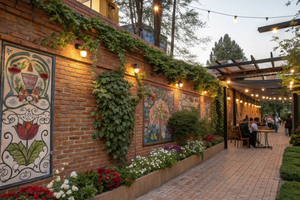 17+ Stunning Front Garden Brick Wall Design Ideas