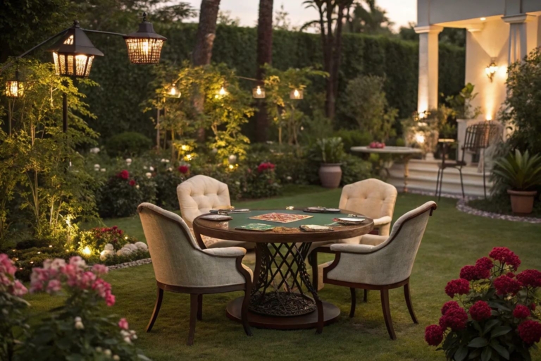 15+ Inspiring Outdoor Poker Table Ideas