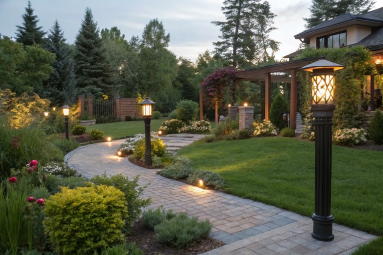 15+ Inspiring Outdoor Post Lights Ideas