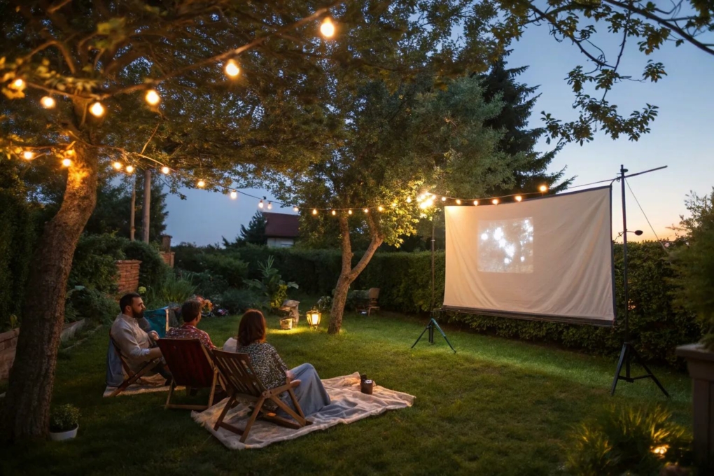 16+ Creative Outdoor Projector Ideas for Your Space