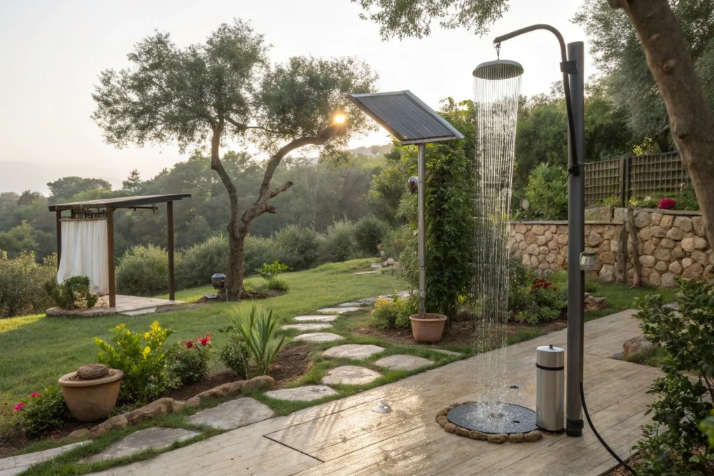 17+ Refreshing Pool Outdoor Shower Ideas