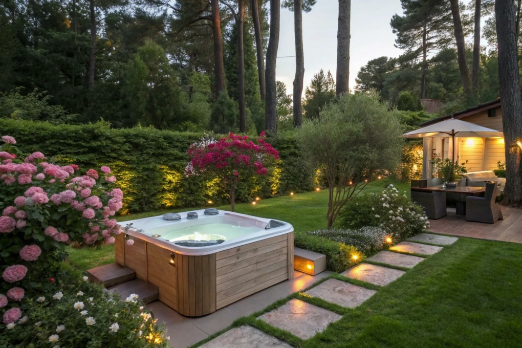 14+ Inspiring Outdoor Spa Ideas for Your Home