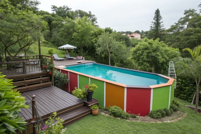 12+ Clever Above Ground Pools for Small Backyards