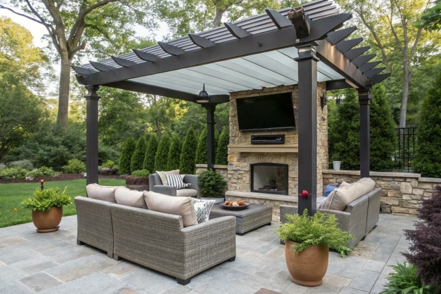 12+ Smart Patio TV Mount Ideas for Outdoor Comfort
