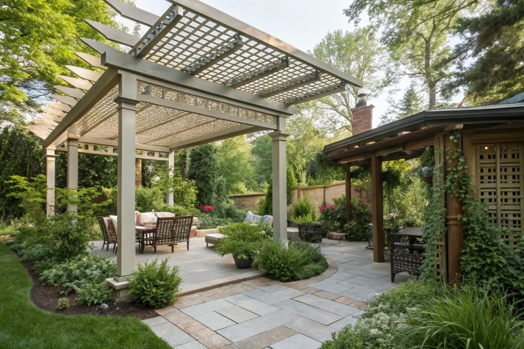 20+ Inspiring Pergola Ceiling Panels Ideas