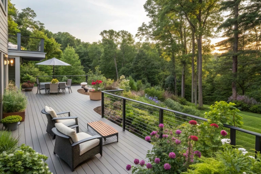 18+ Stunning Deck Patterns with Border Ideas