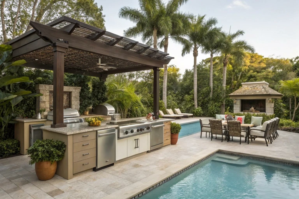 16+ Inspiring Pool Lounge Area Ideas