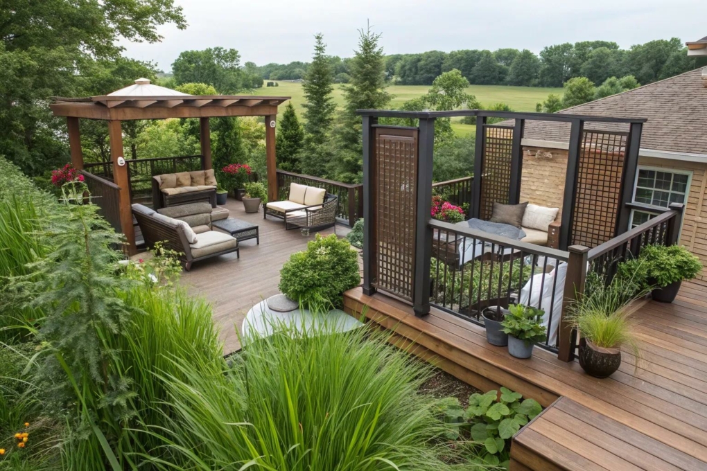 17+ Creative Privacy Landscaping Ideas Between Houses