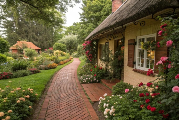 18+ Inspiring Red Brick Walkway Ideas for Your Home