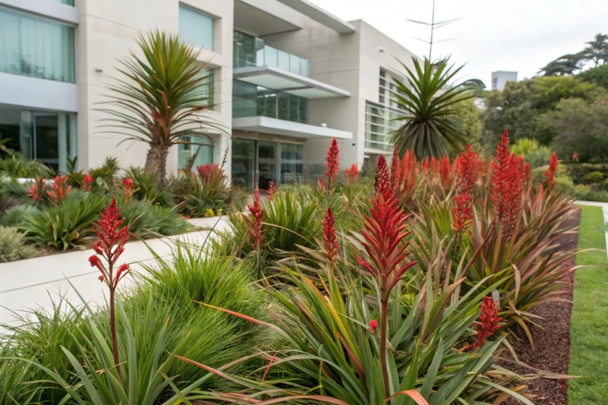 17+ Stunning Red Yucca Landscaping Ideas