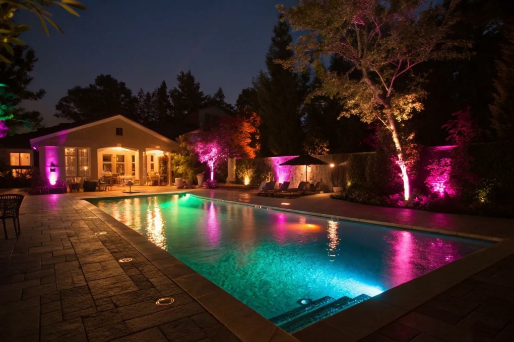 16+ Inspiring Residential Pool Lighting Ideas