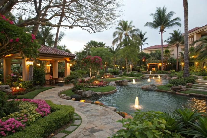20+ Inspiring Resort Landscaping Ideas