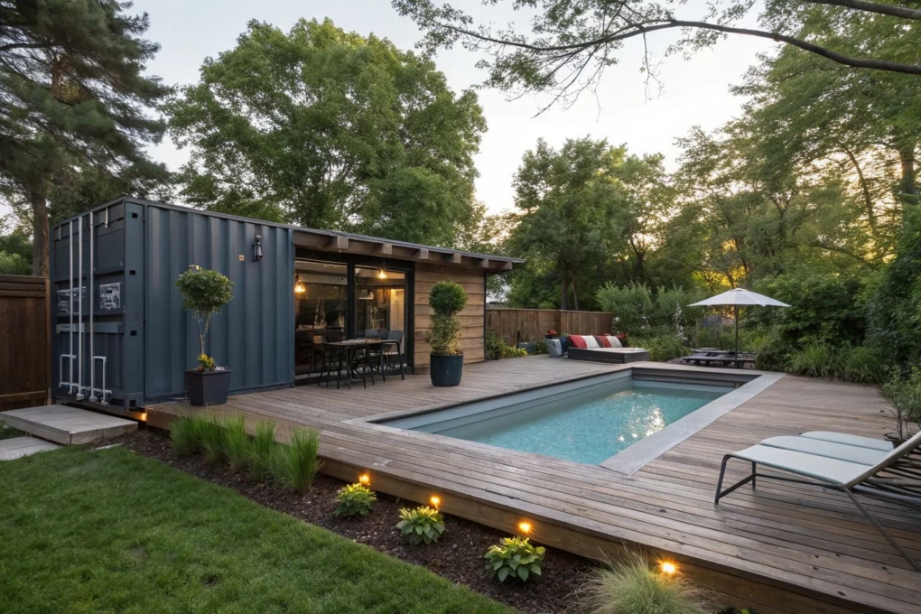 5+ Inspiring Small Backyard Pool Deck Ideas