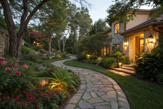 18+ Inspiring Side Yard Landscaping Ideas