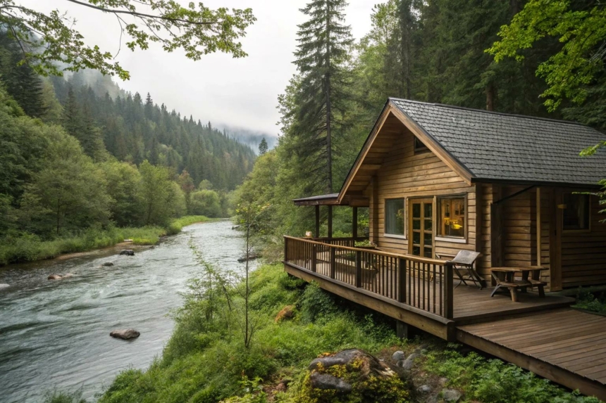 11+ Cozy Small Cabin on the River Ideas