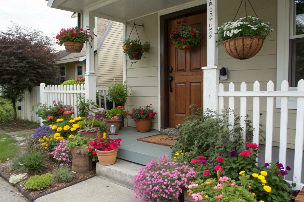 17+ Charming Front Stoop Decorating Ideas