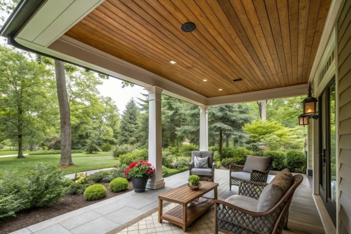 20+ Stunning Stained Tongue & Groove Ceiling Ideas