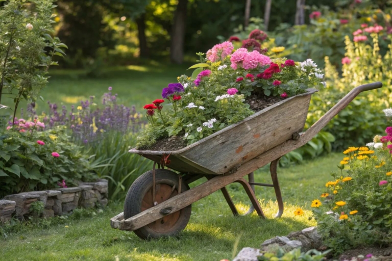20+ Charming Wagon Planter Ideas for Your Garden