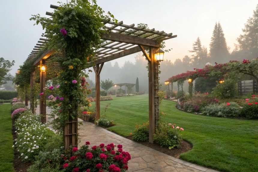 19+ Stylish Trellis Ideas for Privacy
