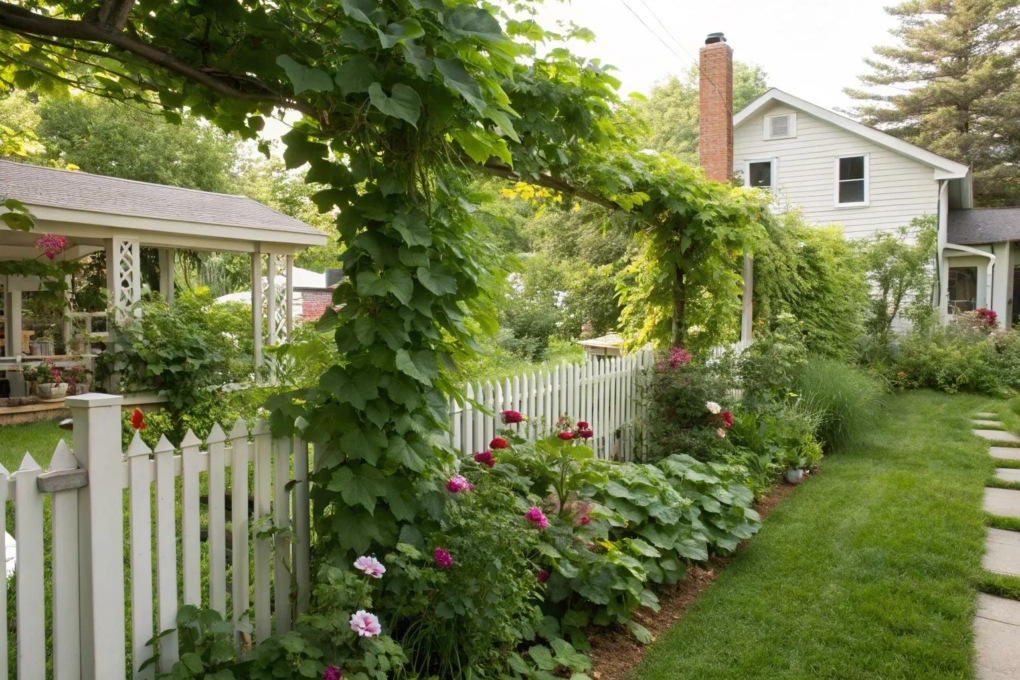 18+ Gorgeous Vine Fence Ideas for a Stylish Yard