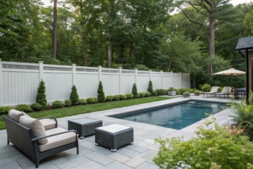19+ Inspiring Vinyl Pool Fence Ideas for Your Backyard