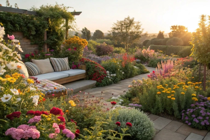 17+ Inspiring Tea Garden Design Ideas