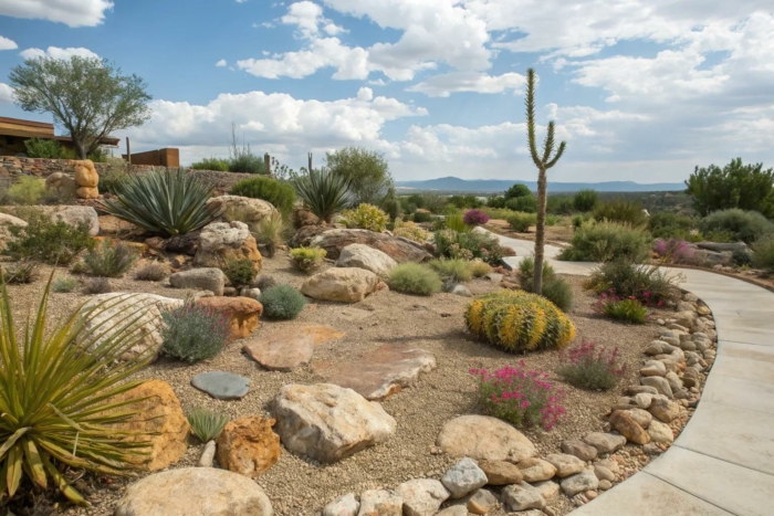 16+ Stunning Rock Landscaping Ideas Around Pools